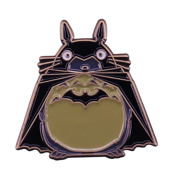 Jewelry | My Neighbor Totoro As Batman Enamel Pin | Poshmark